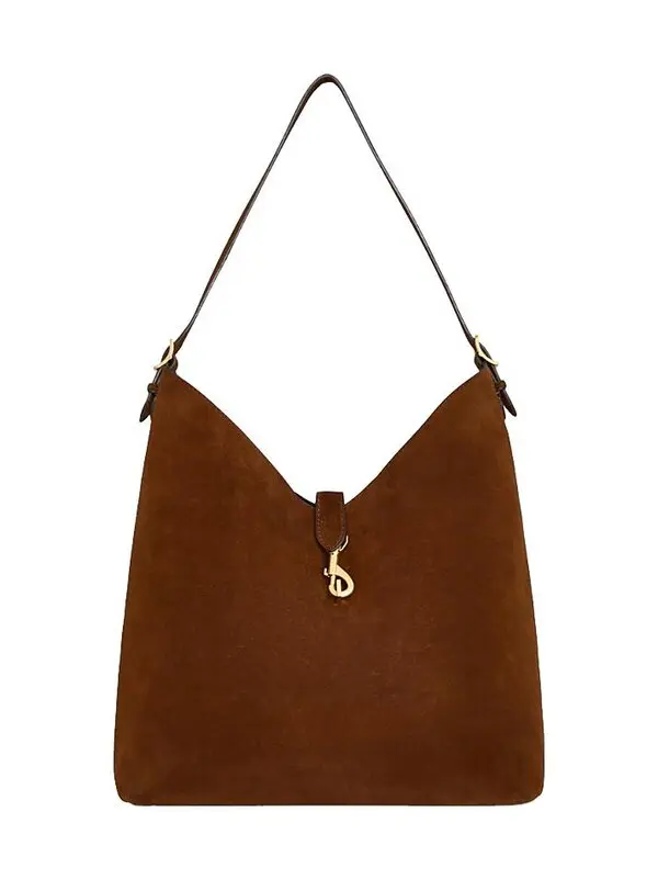 Rebecca Minkoff Megan Suede Hobo Bag - Cannella