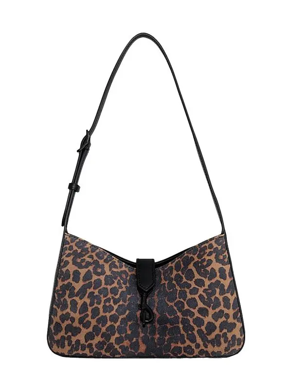 Rebecca Minkoff Megan Printed Shoulder Bag - Leopard