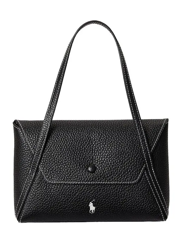 Polo Ralph Lauren Polo Play Mini Leather Envelope Bag - Black