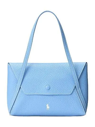 Polo Ralph Lauren Polo Play Mini Leather Envelope Bag - Blue