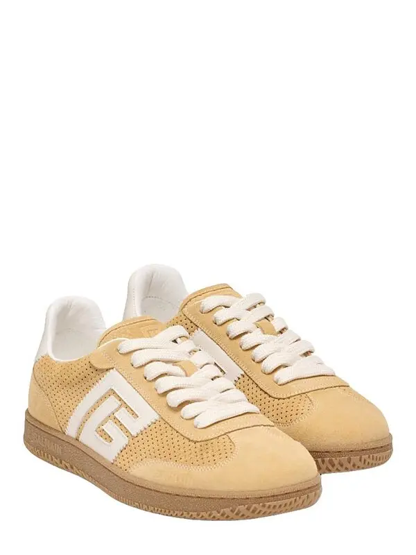 Balmain Swan Trainers - Beige