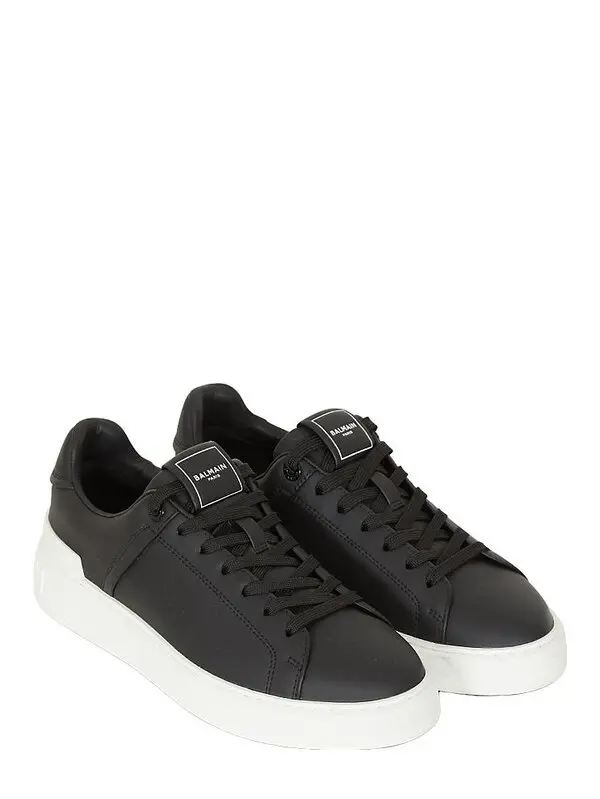 Balmain B-court Sneakers - Black