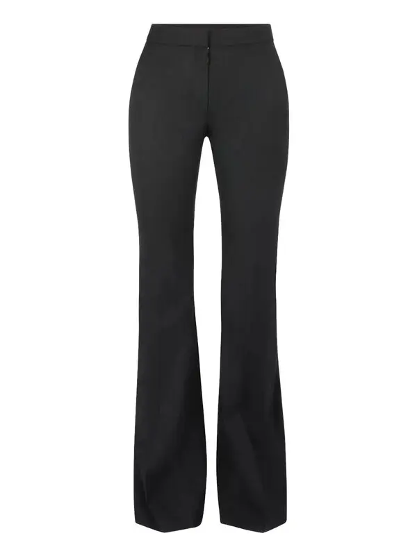 Nina Ricci Bow-detail Flared Trousers - Gold