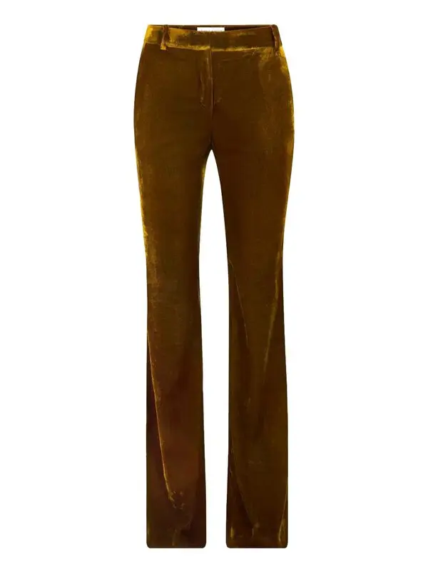 Nina Ricci Velvet Trousers - Brown