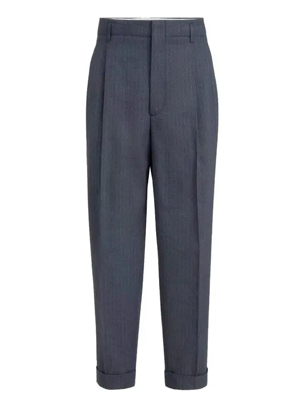 Brunello Cucinelli Pleated Trousers - Blue
