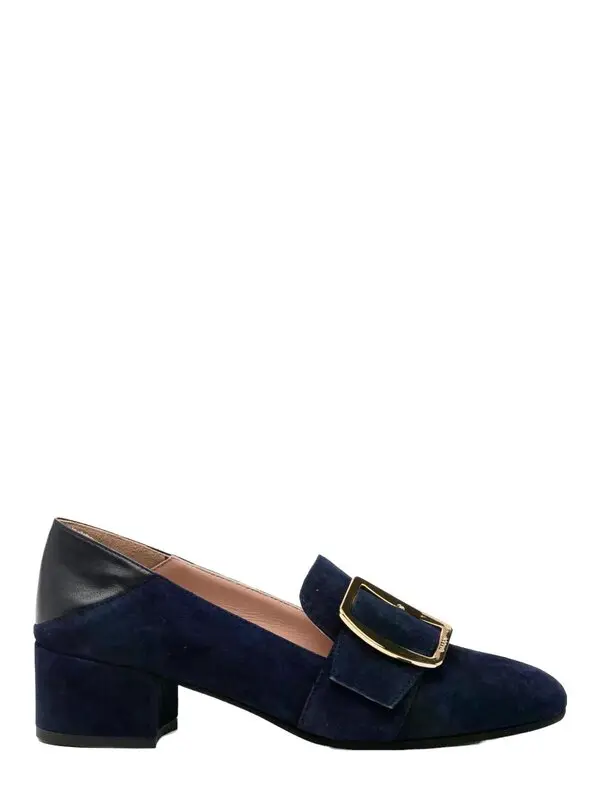 Bally Belted Almond-toe Pumps - Blue