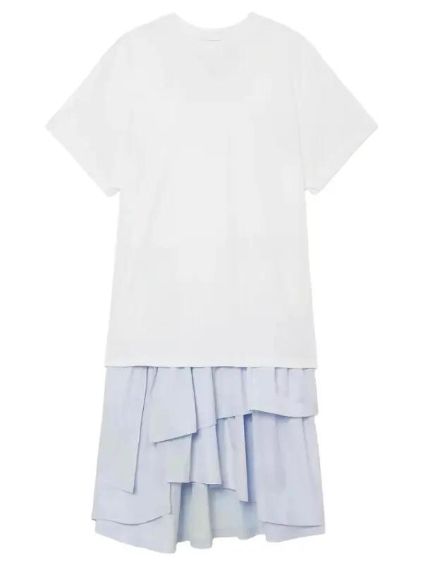 3.1 Phillip Lim Ruffled Overlay Dress - White