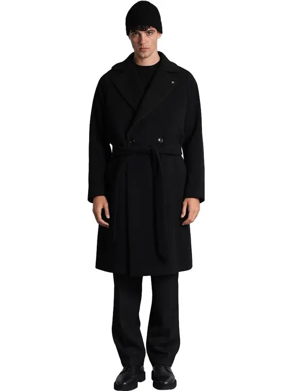Tagliatore Hendricks Tailored Coat - Black