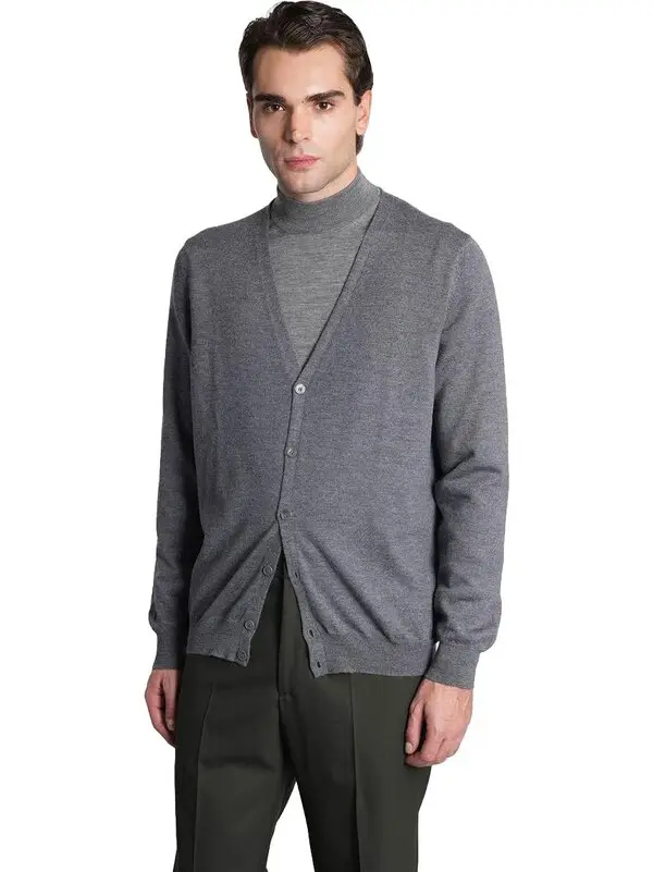 Tagliatore Kieran Cardigan - Grey