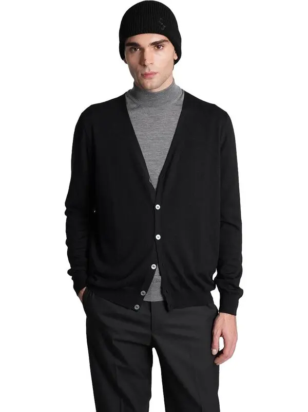 Tagliatore Kieran Cardigan - Black