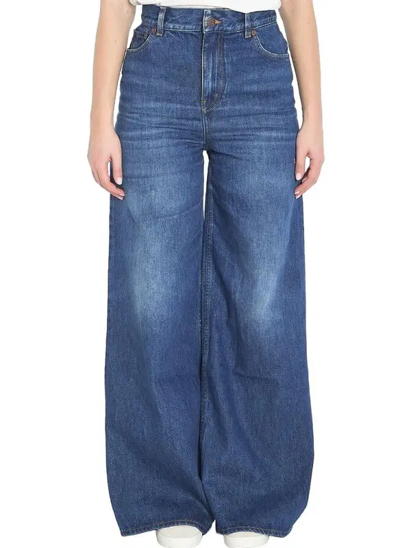 Chloé Wide-leg Denim Jeans - Blue