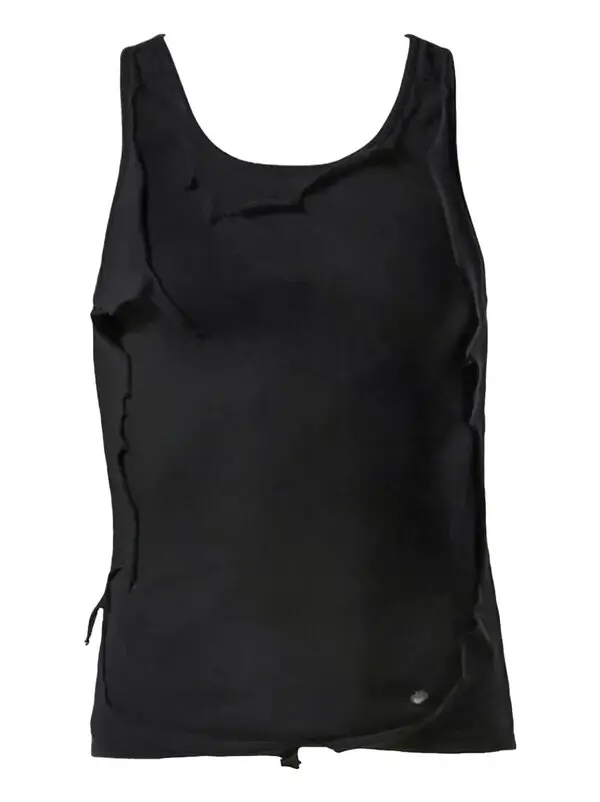 ALEXANDER DIGENOVA Distressed Tank Top - Black