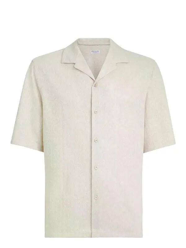 Brunello Cucinelli Short-sleeve Shirt - Neutrals