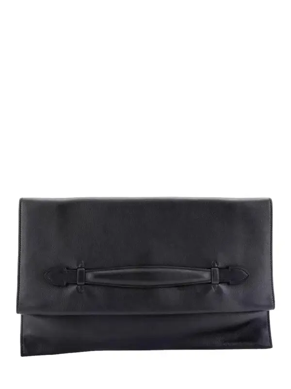 Hermès Pliplat Swift Clutch Bag - Black
