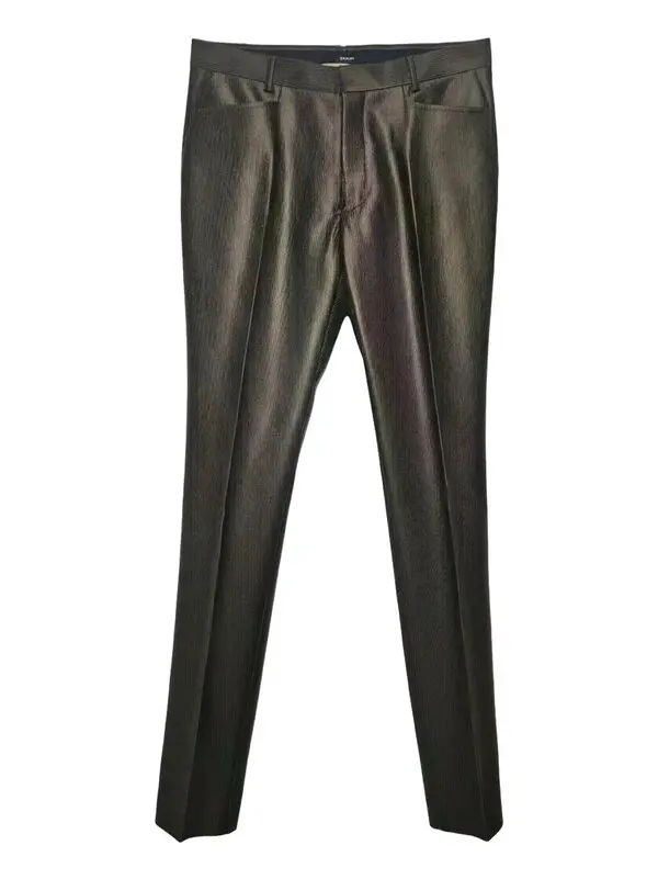 TOM FORD Press-crease Trousers - Green