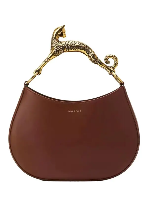 LANVIN Leather Shoulder Bag - Brown