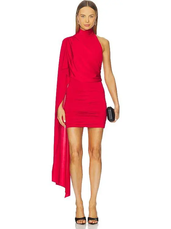 Andamane Waverly Mini Dress - Red