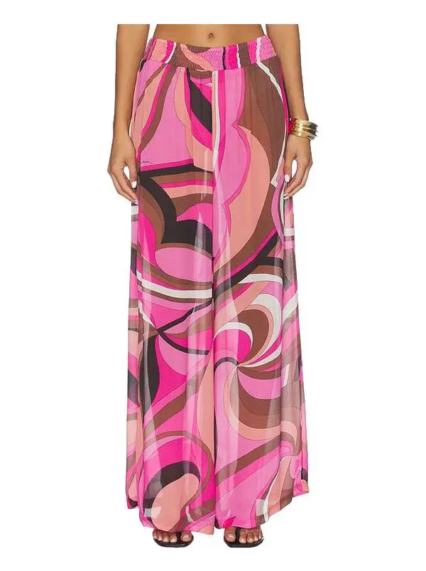 CIN CIN Mission Wide Leg Pants - Dolce Pink
