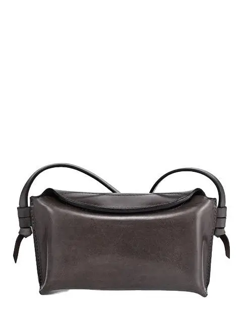 OLD TREND Genuine Leather Everyday Crossbody Bag - Grey