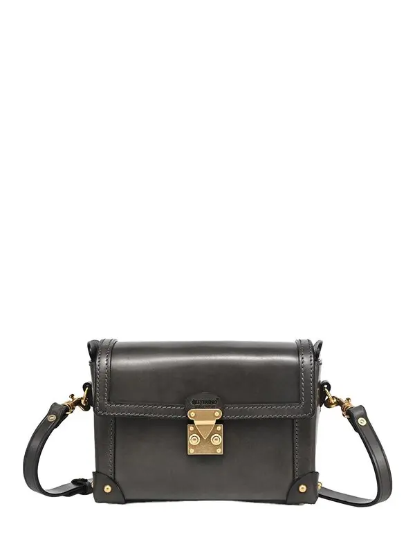 OLD TREND Azalea Leather Crossbody - Grey
