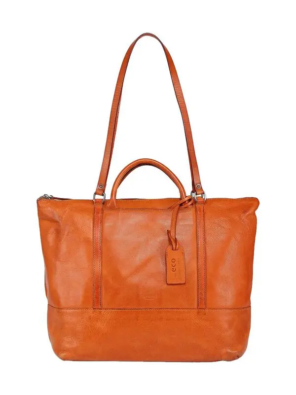 OLD TREND Crocus Genuine Leather Carryall Tote - Caramel