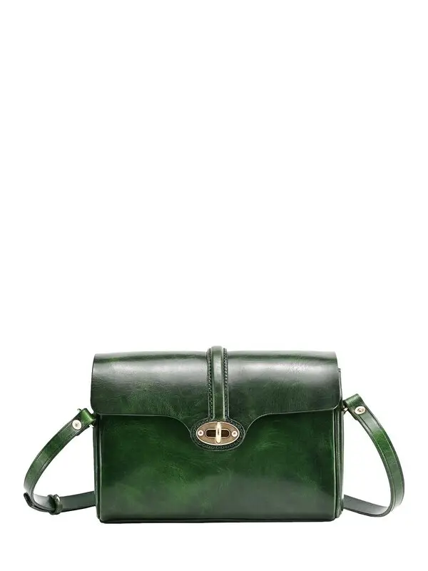 OLD TREND Laurel Leather Crossbody - Green