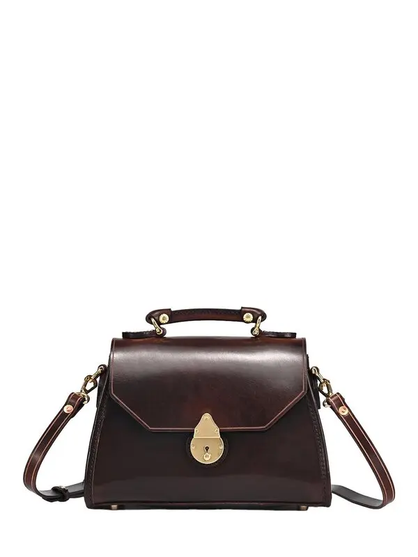 OLD TREND Laurel Leather Satchel - Brown