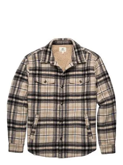 SURFSIDE SUPPLY CO. Skip Fleece Shirt Jacket - Chinchilla