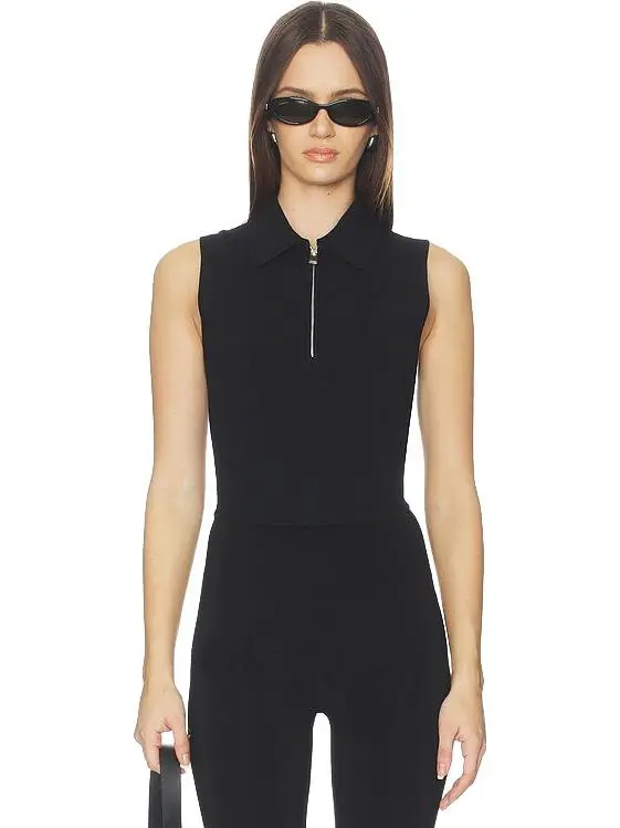 Simkhai Tatum Sleeveless Top - Black