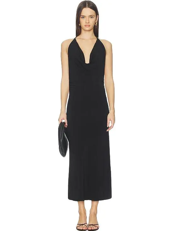 BELLA VENICE The Soleil Maxi Dress - Black