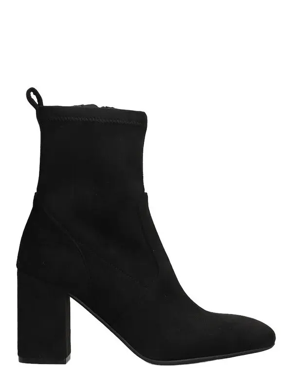 CARMENS Stretch High-heel Ankle Boots - Black