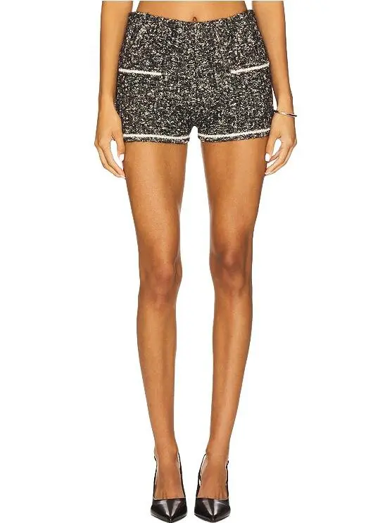 IRO PARIS Seraphine Short - Black & Ecru