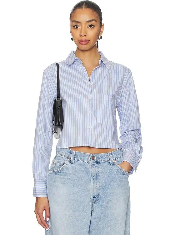 Lioness Palmer Shirt - Sky Blue Stripe