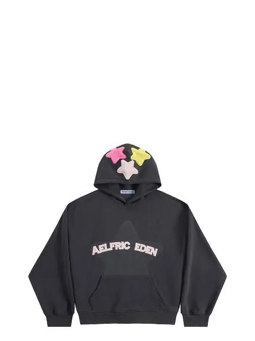 AELFRIC EDEN Star Pullover Hoodie - Dark Grey