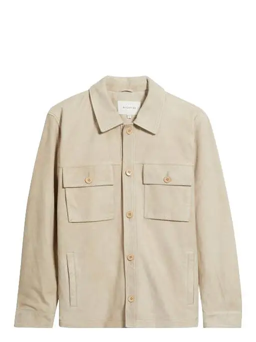 Bugatchi Suede Shirt Jacket - Willow