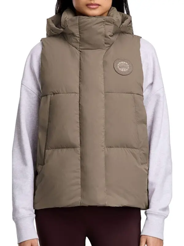 Canada Goose Junction 750 Fill Power Down Puffer Vest - Taupe Grey