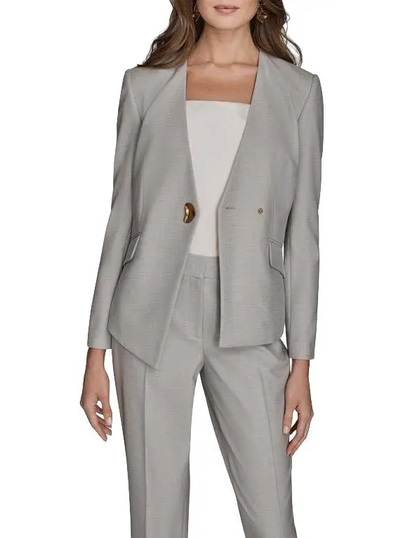 Donna Karan New York Collarless Blazer - Vapor Multi