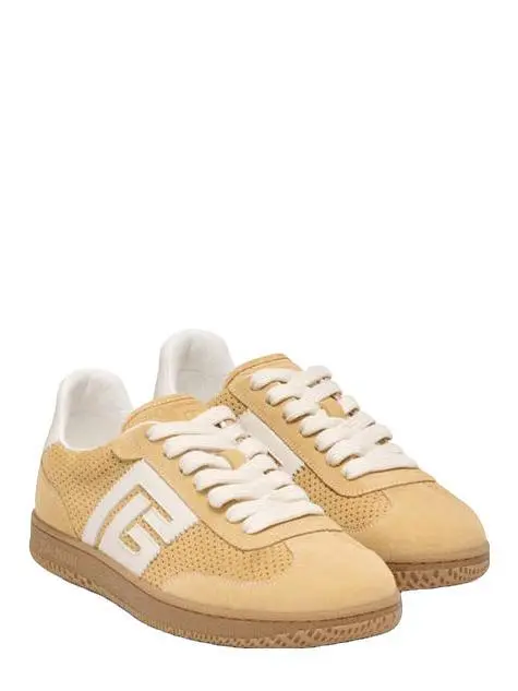 Balmain Swan Suede Trainers - Beige