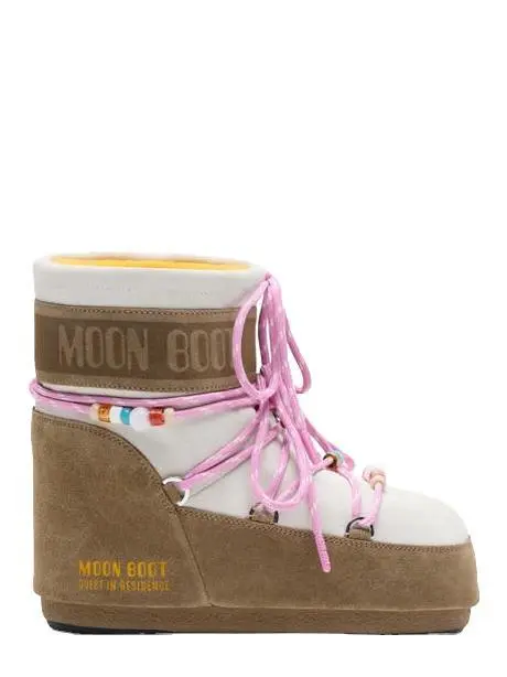 MOON BOOT® X Guest In Residence Icon Low Boots - Honey/white Sand