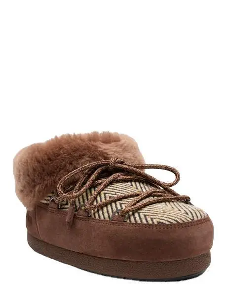 Moon Boot X Guest In Residence Evx Chalet Faux Fur Trim Mule - Cocoa