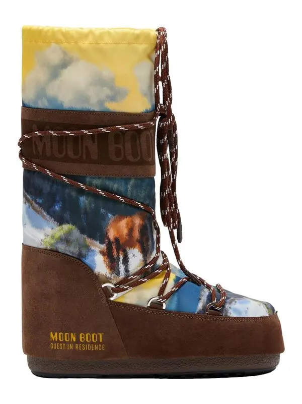 MOON BOOT® X Guest In Residence Icon High Boots - Cocoa