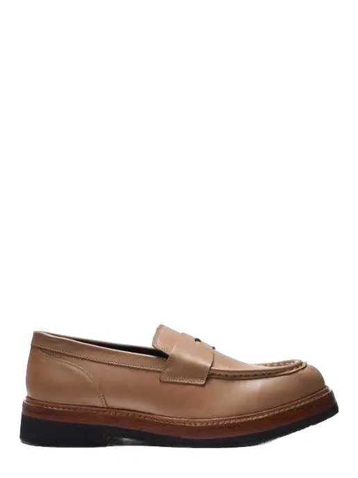 A. VEER Rhodes Penny Loafer - Sand Leather