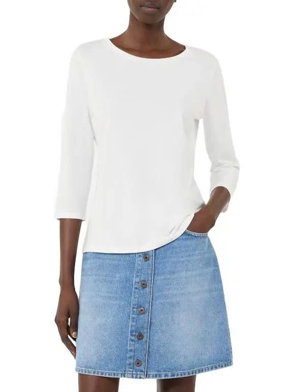 Max Mara Stretch Cotton T-shirt - White