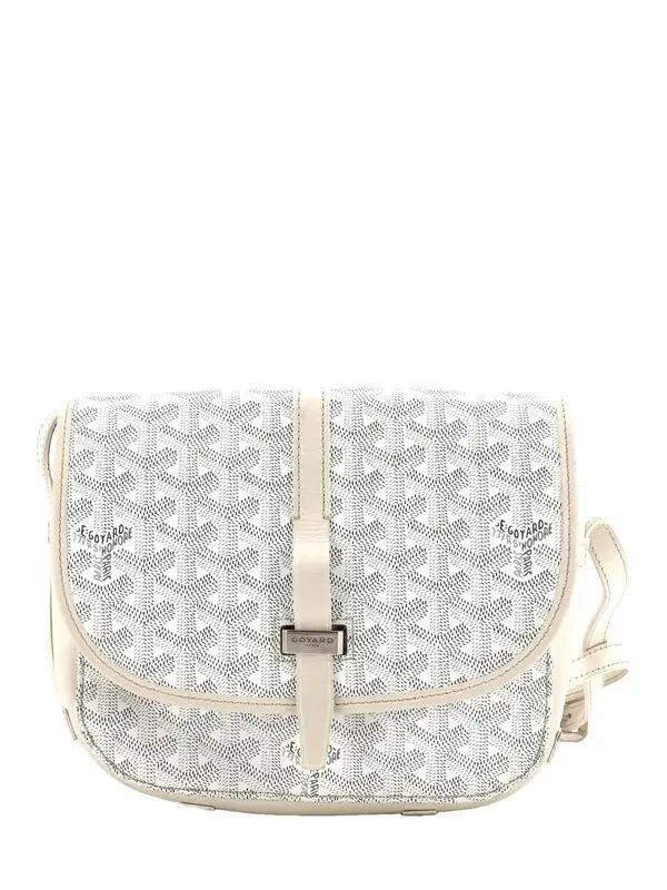 GOYARD Belvedere Ii Messenger Bag Coated Canvas Pm - White
