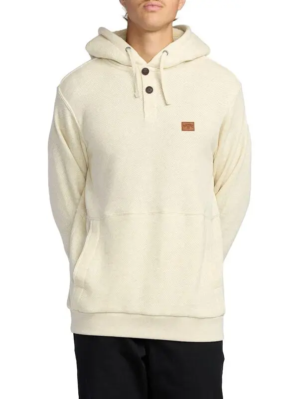 BILLABONG Hudson Fleece Hoodie - Oatmeal Heather