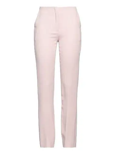 Emporio Armani Straight-leg Crepe Pants - Pink