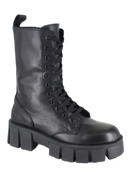 ZIGI Shainel Waterproof Combat Boots - Black