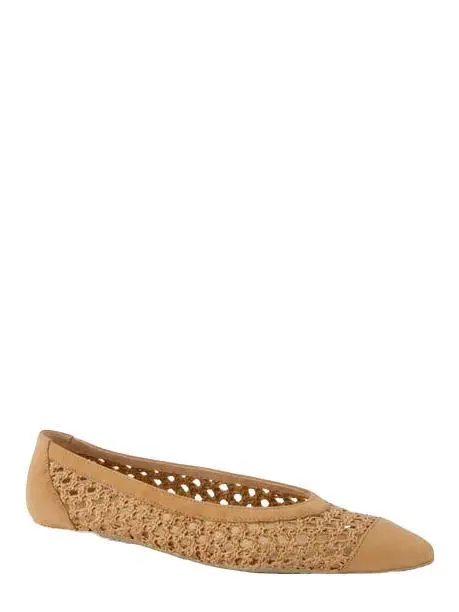 Paul Green Daisy Pointed Toe Flat - Sisal Diva Combo