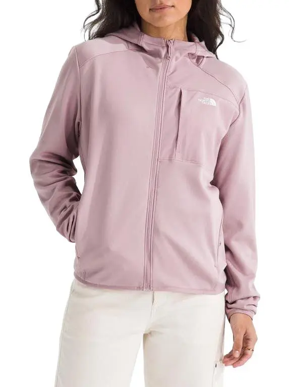 The North Face Performance Fleece Full-zip Hoodie Jacket - Metal Pink