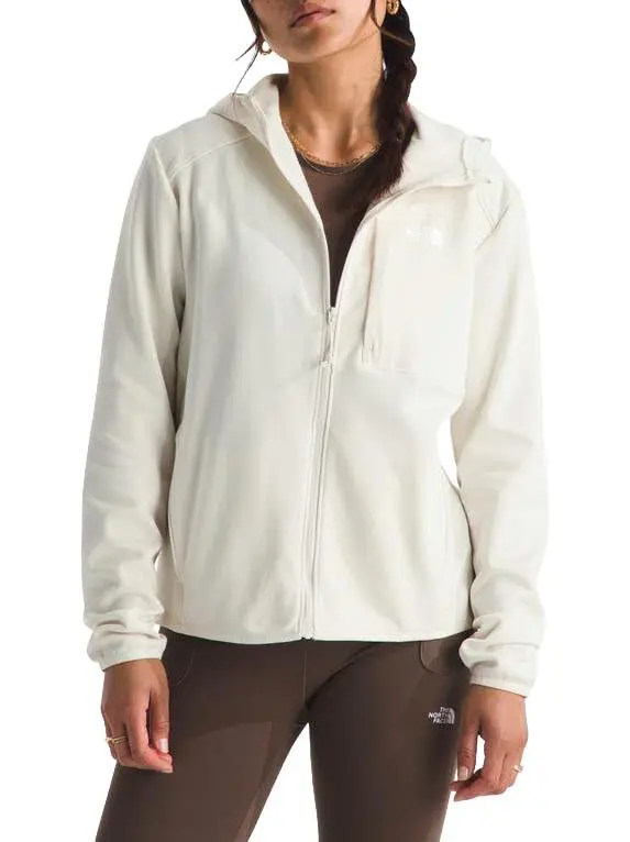 The North Face Performance Fleece Full-zip Hoodie Jacket - White Dune